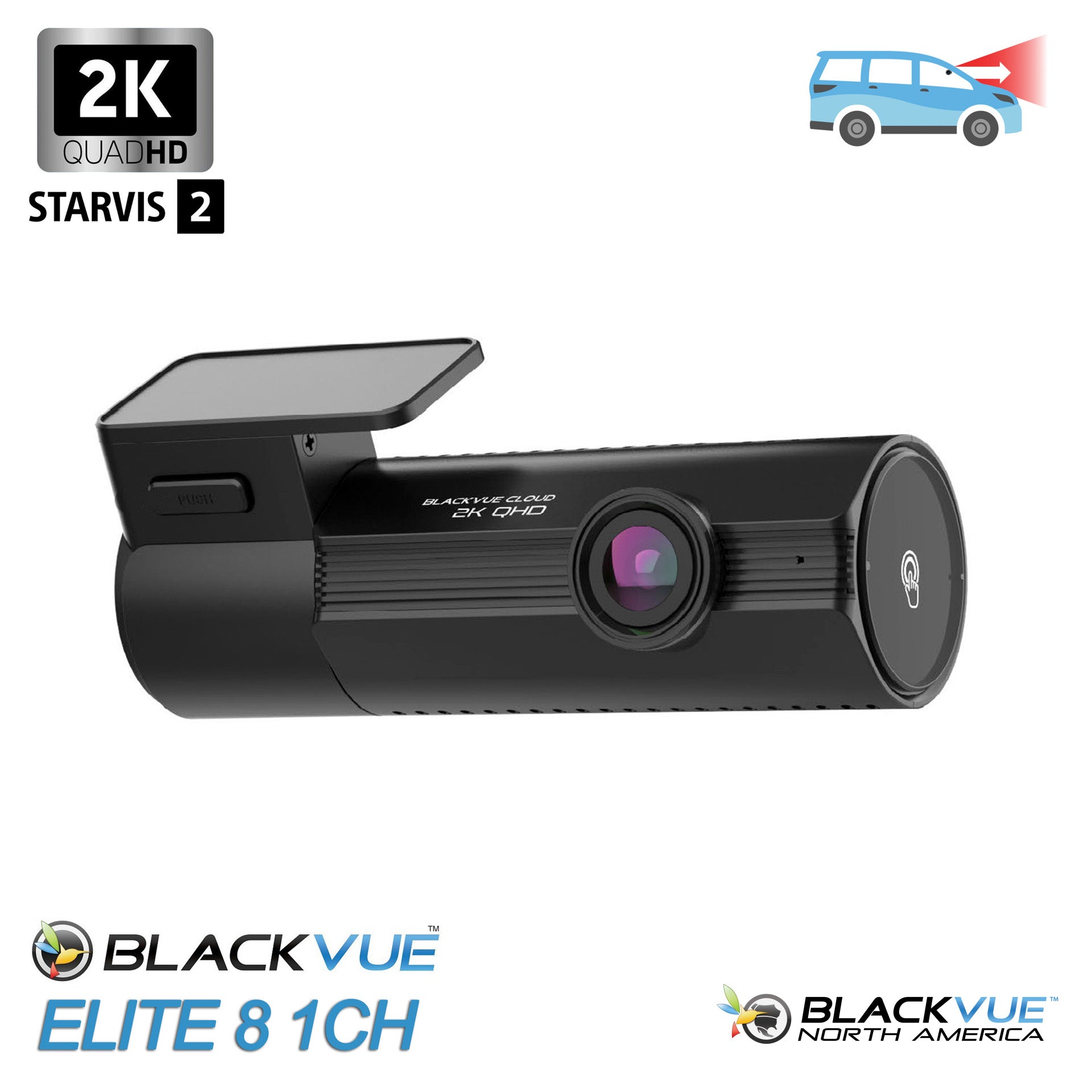 Shop BlackVue ELITE 8 Front-Facing 2K QHD Dash Cam – BlackVue North America
